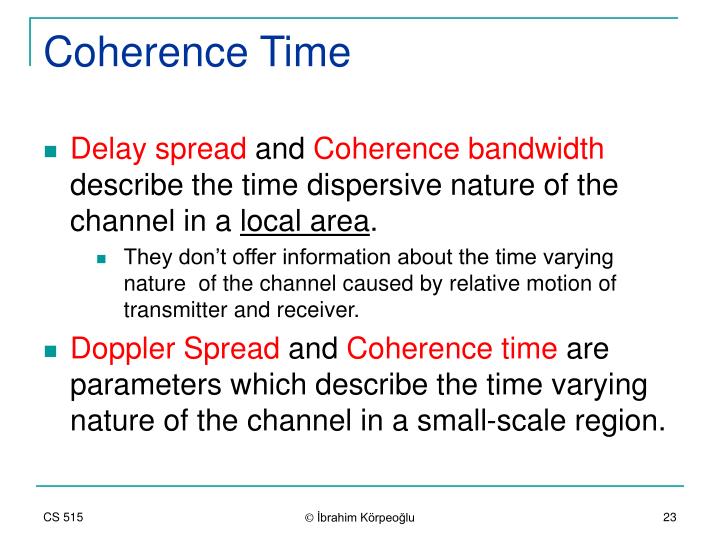 PPT - Mobile Radio Propagation - Small-Scale Fading and Multipath ...