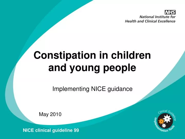 PPT - Constipation in children and young people PowerPoint Presentation ...