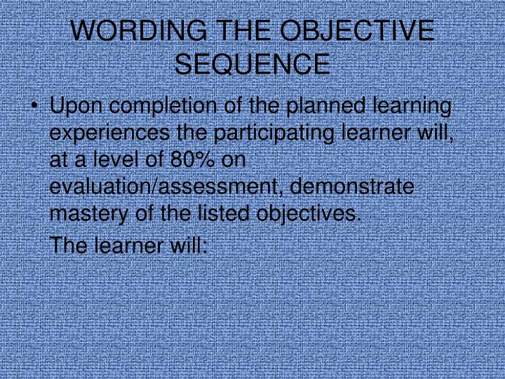 PPT - WRITING INSTRUCTIONAL OBJECTIVES A Workshop Experience PowerPoint ...