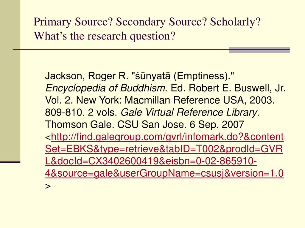 PPT - Primary, Secondary, and Scholarly Sources PowerPoint Presentation ... PPT - Primary, Secondary, and Scholarly Sources PowerPoint Presentation ...