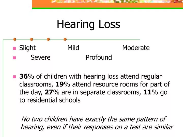 PPT - Hearing Loss PowerPoint Presentation, free download - ID:326615