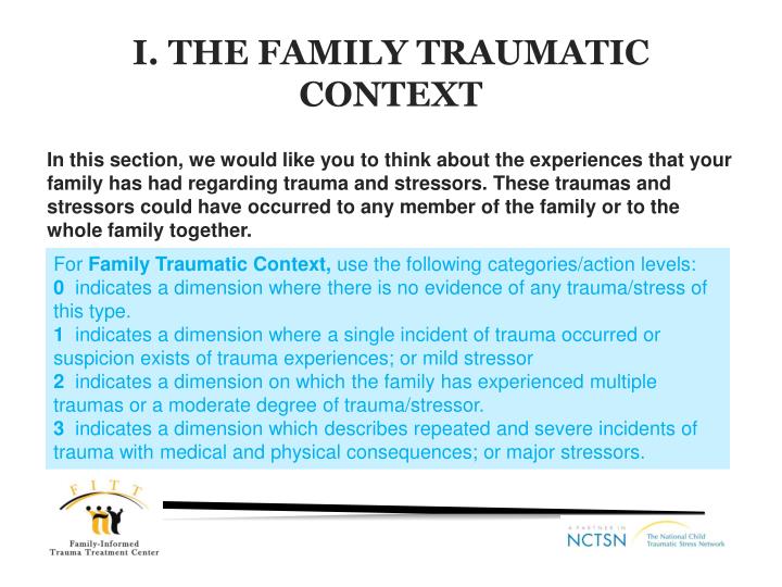 PPT - Family Assessment of Needs and Strengths – Trauma Exposure and ...