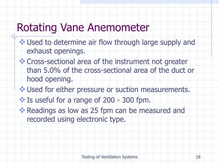 PPT - Testing of Ventilation Systems PowerPoint Presentation - ID:327380