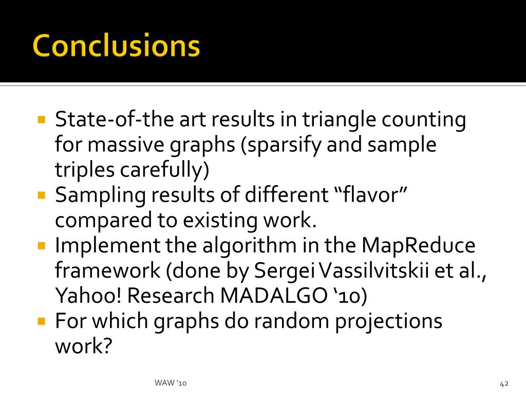 Ppt Efficient Triangle Counting In Large Graphs Via Degree Based Partitioning Powerpoint