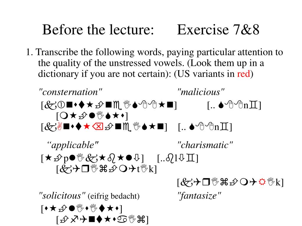 PPT - The Phonetics of English Pronunciation - Week 9 PowerPoint ...