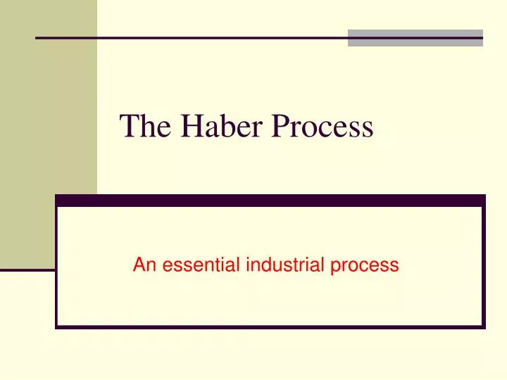 PPT - The Haber Process PowerPoint Presentation, free download - ID:328064