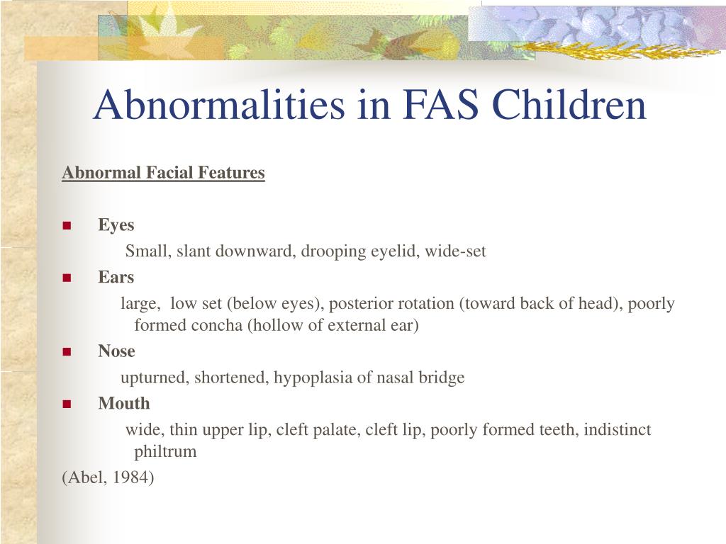 PPT - Fetal Alcohol Syndrome PowerPoint Presentation, free download ...