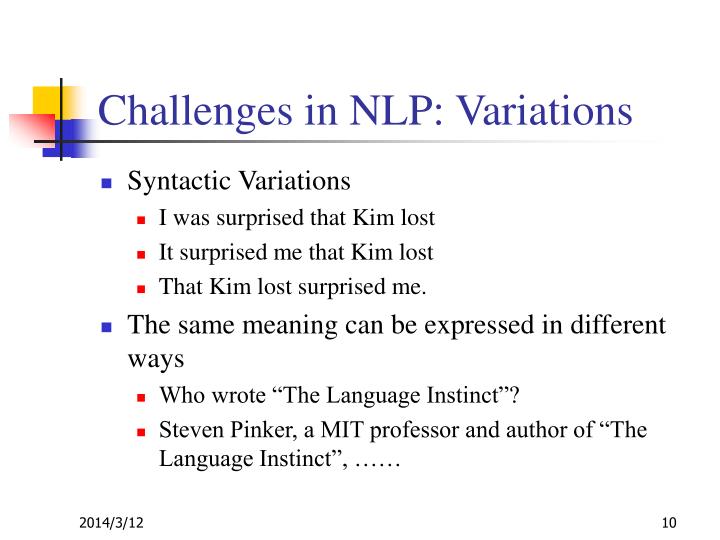 PPT - Introduction to Natural Language Processing (NLP) PowerPoint ...