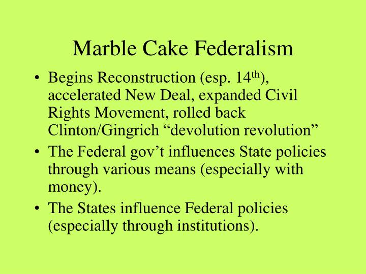 PPT - Federalism (Is that a cake?) PowerPoint Presentation - ID:329587