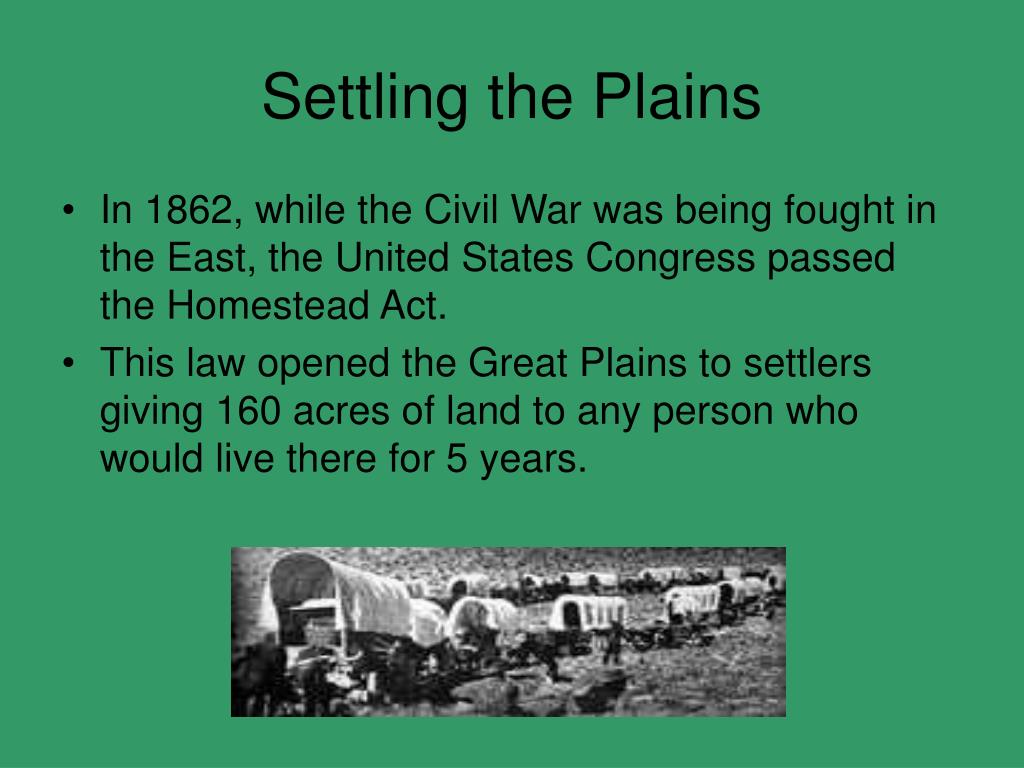 PPT - Homesteaders Farming the Great Plains PowerPoint Presentation ...