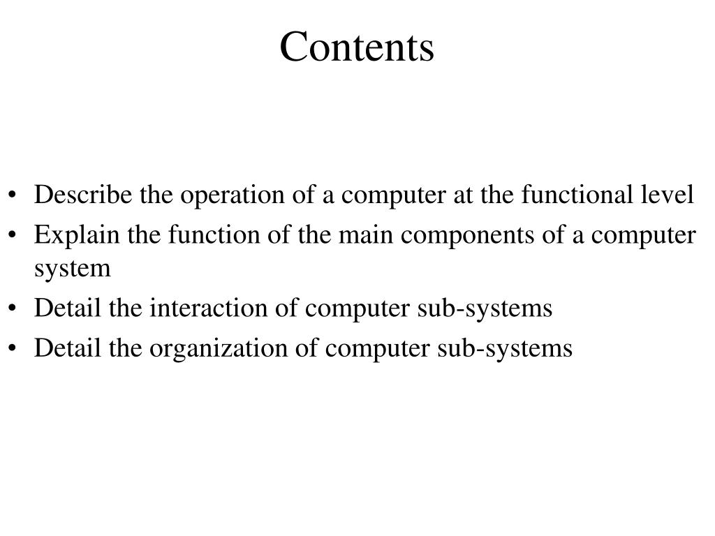 Ppt Computing Systems Organization Powerpoint Presentation Free