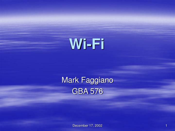 PPT - Wi-Fi PowerPoint Presentation, free download - ID:331239