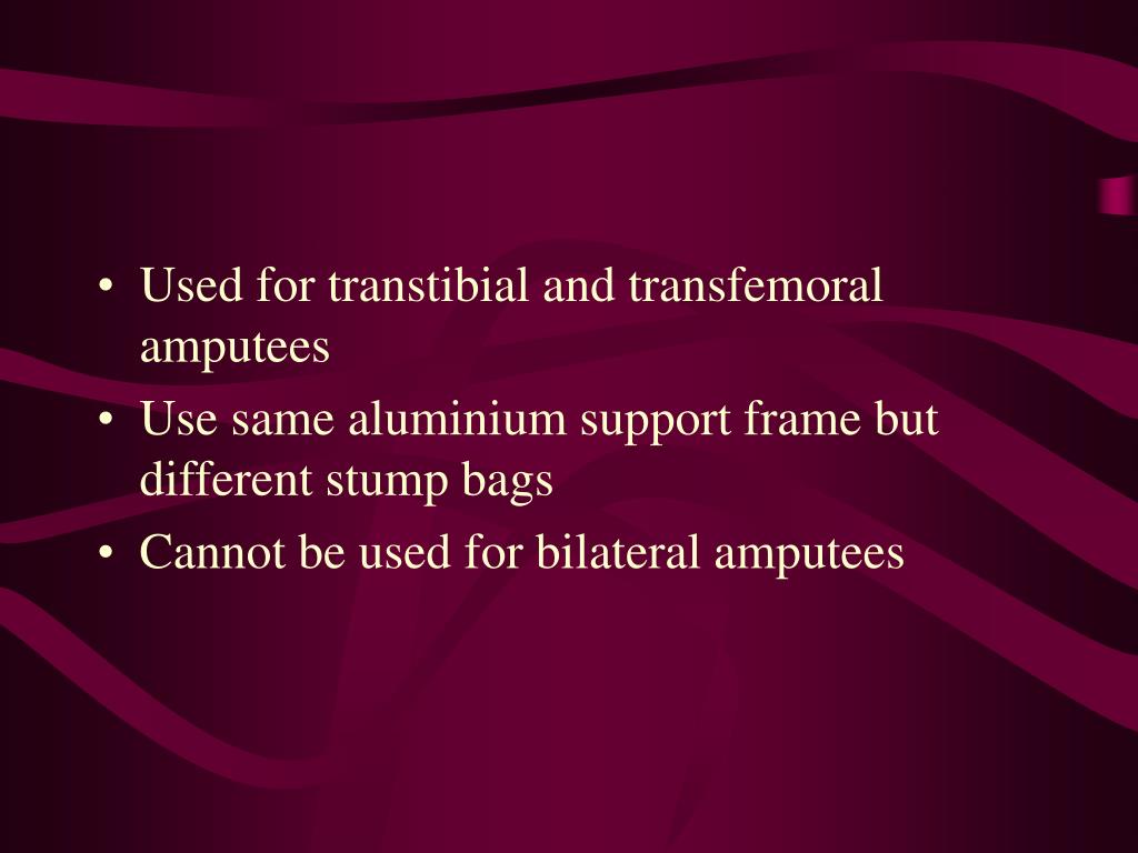 PPT - PPAM AID - PNEUMATIC POST AMPUTATION MOBILITY AID Sheila Hughes ...