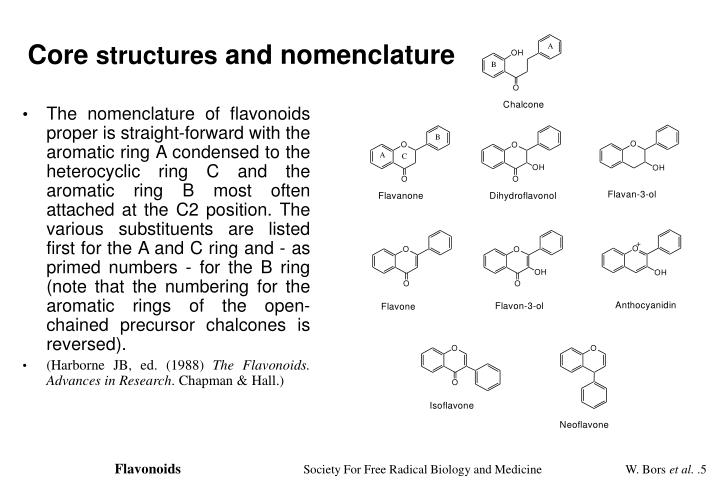 PPT - Flavonoids and their free radical reactions PowerPoint ...