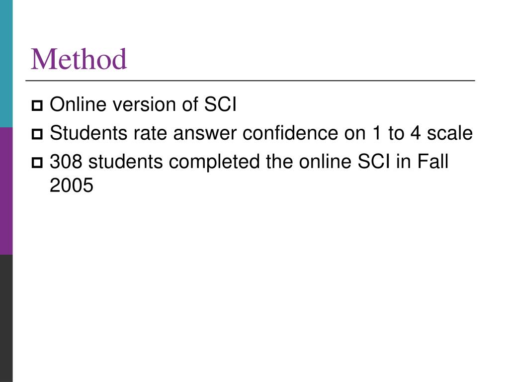 PPT - Misconception or Misunderstanding? Assessing Student Confidence ... PPT - Misconception or Misunderstanding? Assessing Student Confidence ...