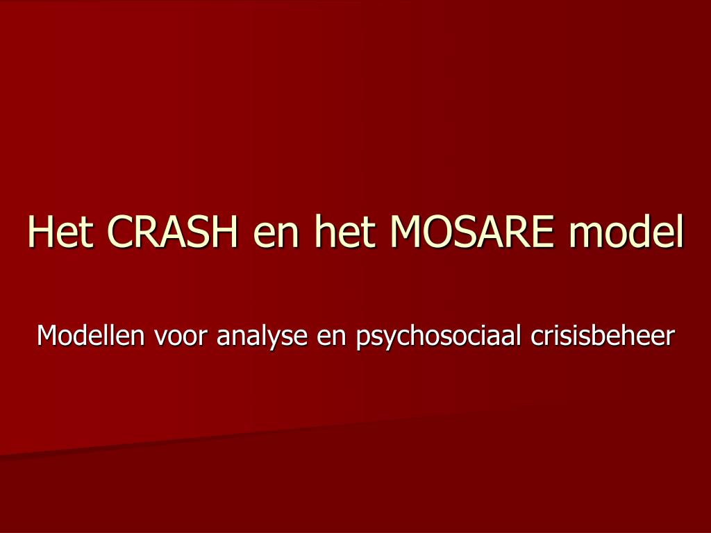 PPT - Verbalisatietechnieken en eerste psychologische hulp PowerPoint ...
