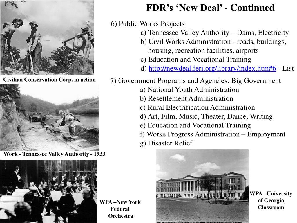 PPT - The Great Depression: FDR’s “New Deal” 1933-Today PowerPoint ...