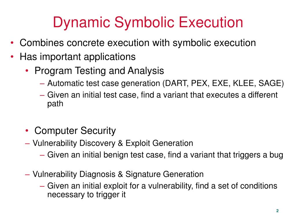 Ppt Loop Extended Symbolic Execution On Binary Programs Powerpoint Presentation Id334088