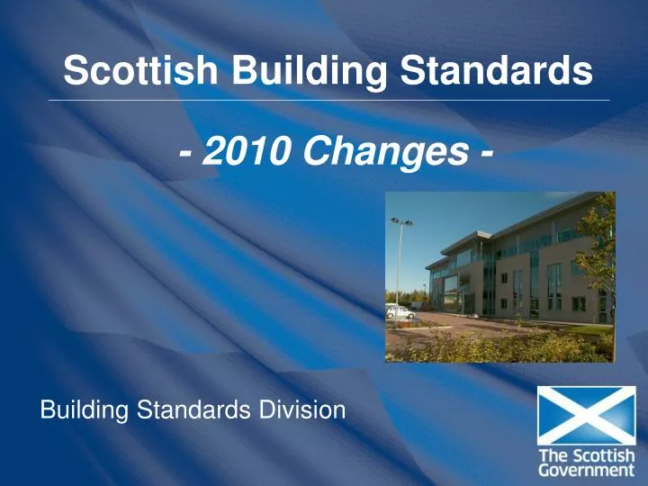 PPT - Scottish Building Standards PowerPoint Presentation, free ...