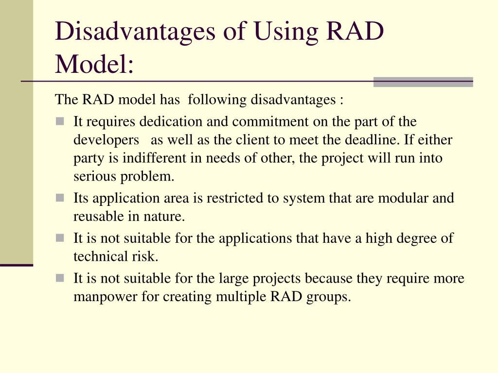 5216350310389211745/what Is Rad Model Advantages Disadvantages And When ... 5216350310389211745/what Is Rad Model Advantages Disadvantages And When ...