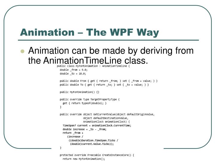 PPT - Brown Bag Seminar Summer 2007 WPF-Visuals PowerPoint Presentation - ID:335607