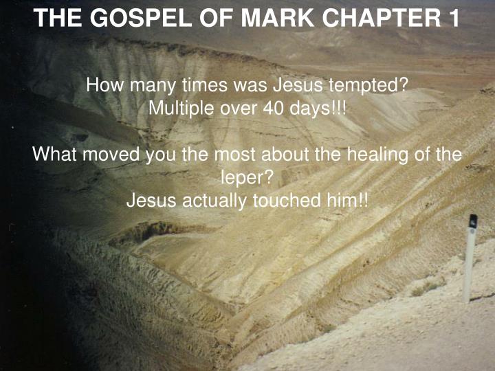PPT - THE GOSPEL OF MARK PowerPoint Presentation - ID:335746