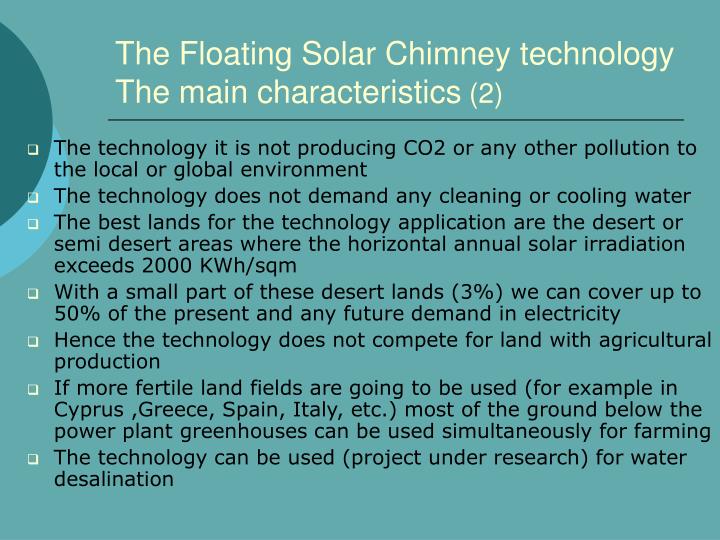 PPT - Floating Solar Chimney Technology and climate change PowerPoint ...