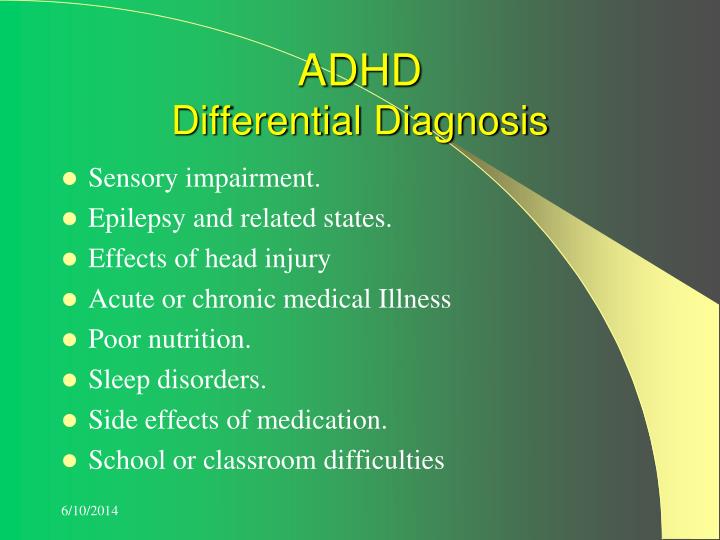 PPT - Attention Deficit Hyperactivity Disorder (ADHD) Hyperkinetic ...