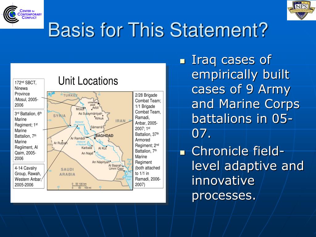 PPT - Innovation and War: Military Operations in Afghanistan and Iraq ...