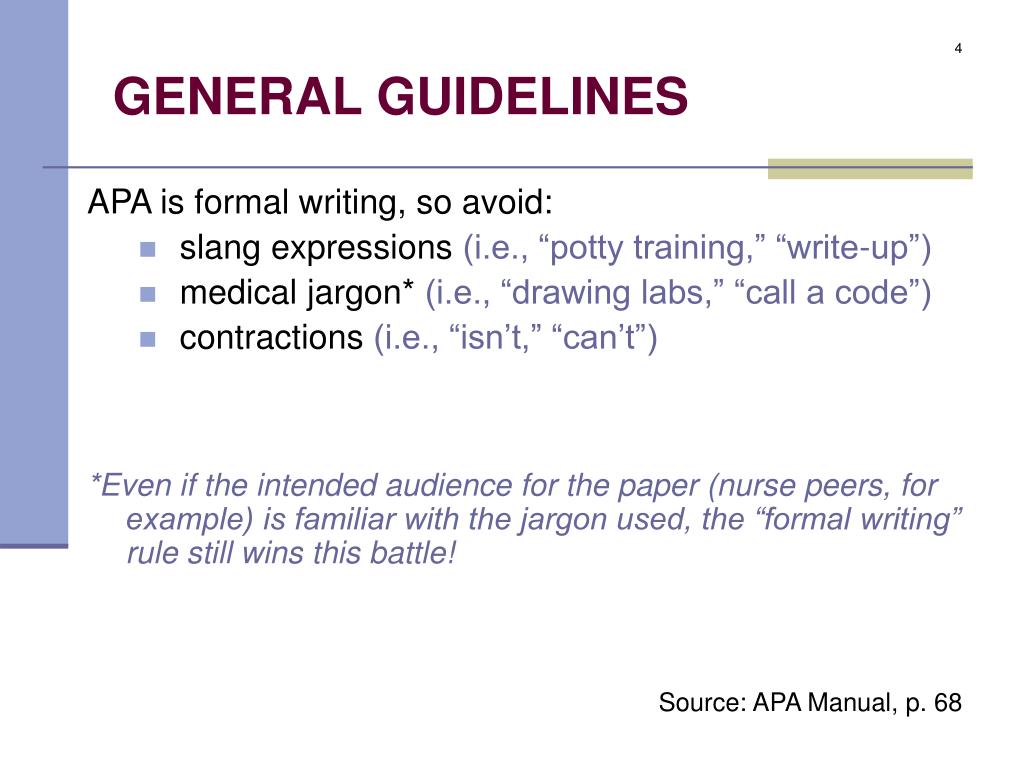 PPT The Basics Of APA Format PowerPoint Presentation Free Download