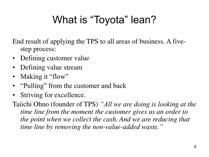 PPT - The Toyota Production System PowerPoint Presentation - ID:338898