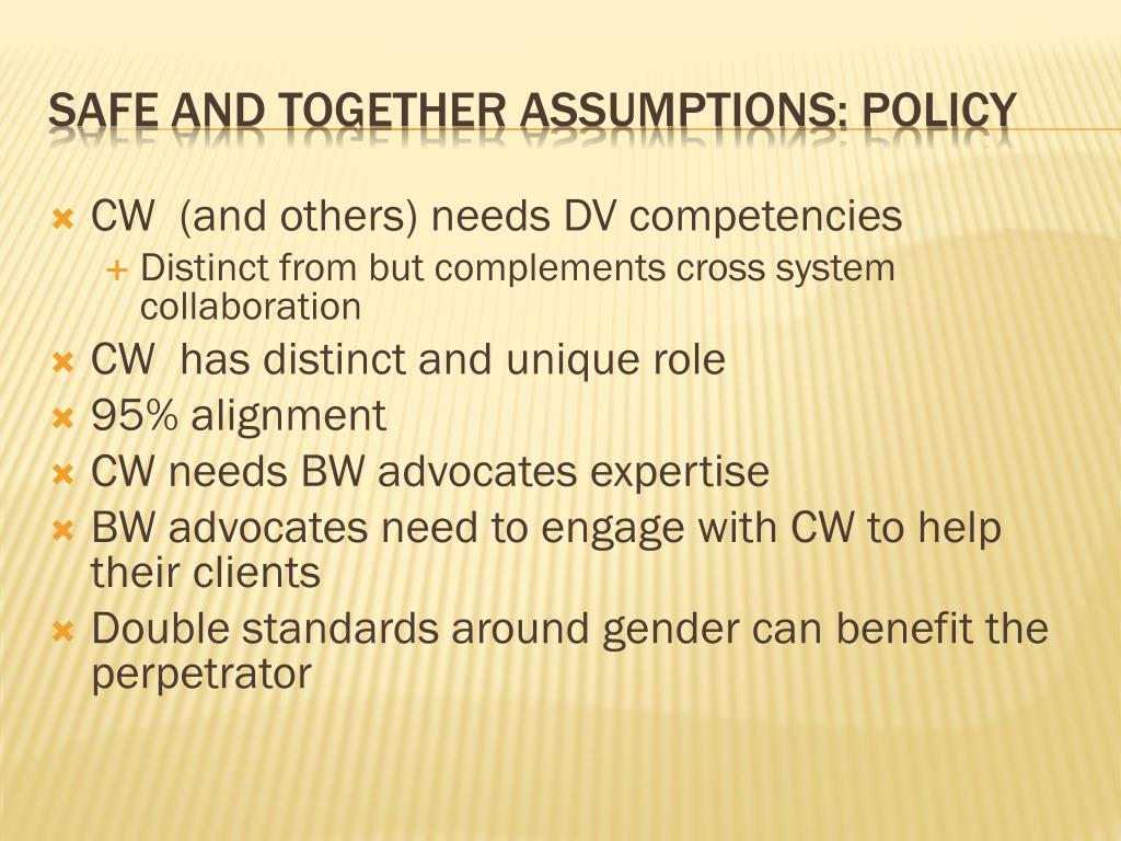 PPT - The Safe and together Model David Mandel, MA LPC Florida ...