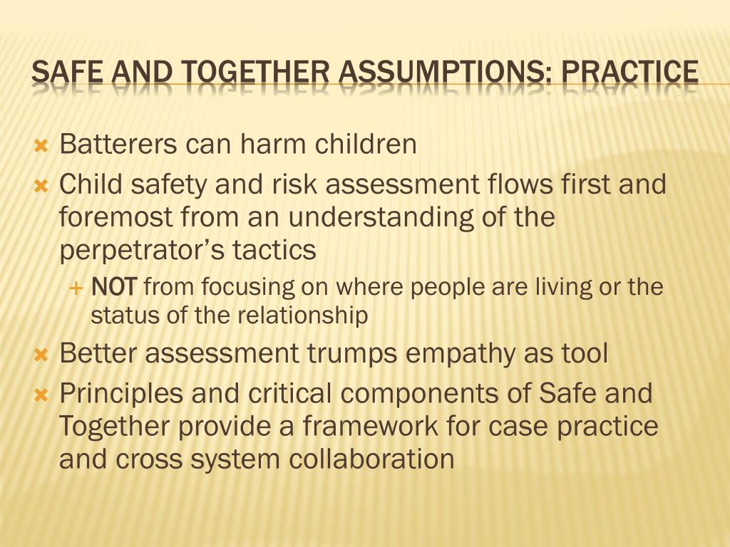 PPT - The Safe and together Model David Mandel, MA LPC Florida ...