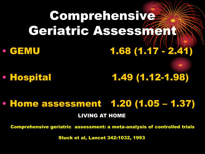 PPT - Comprehensive Geriatric Assessment PowerPoint Presentation - ID ...