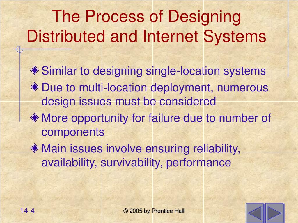 Ppt Chapter 14 Designing Distributed And Internet Systems Powerpoint