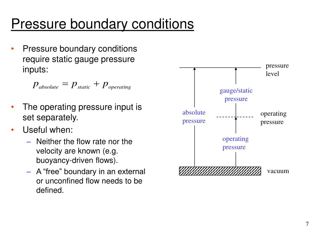 PPT - Lecture 6 - Boundary Conditions Applied Computational Fluid ... PPT - Lecture 6 - Boundary Conditions Applied Computational Fluid ...