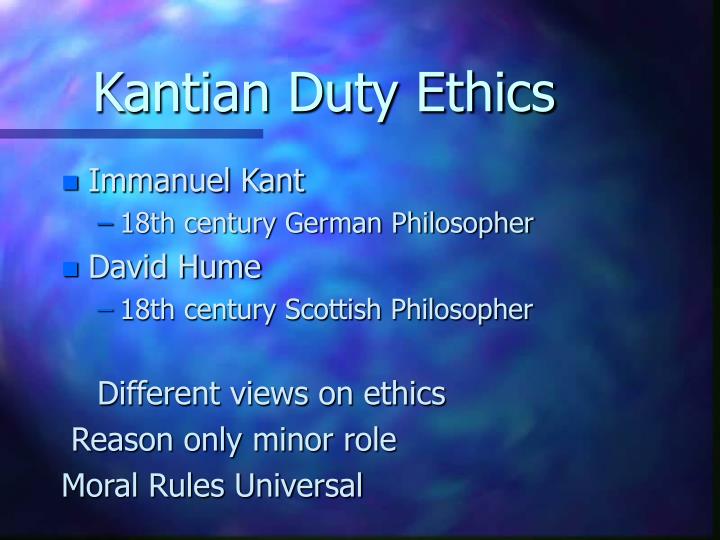 PPT - Kantian Duty Ethics PowerPoint Presentation - ID:342623