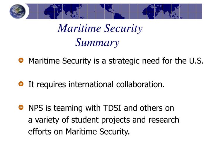PPT - Maritime Security PowerPoint Presentation - ID:343677