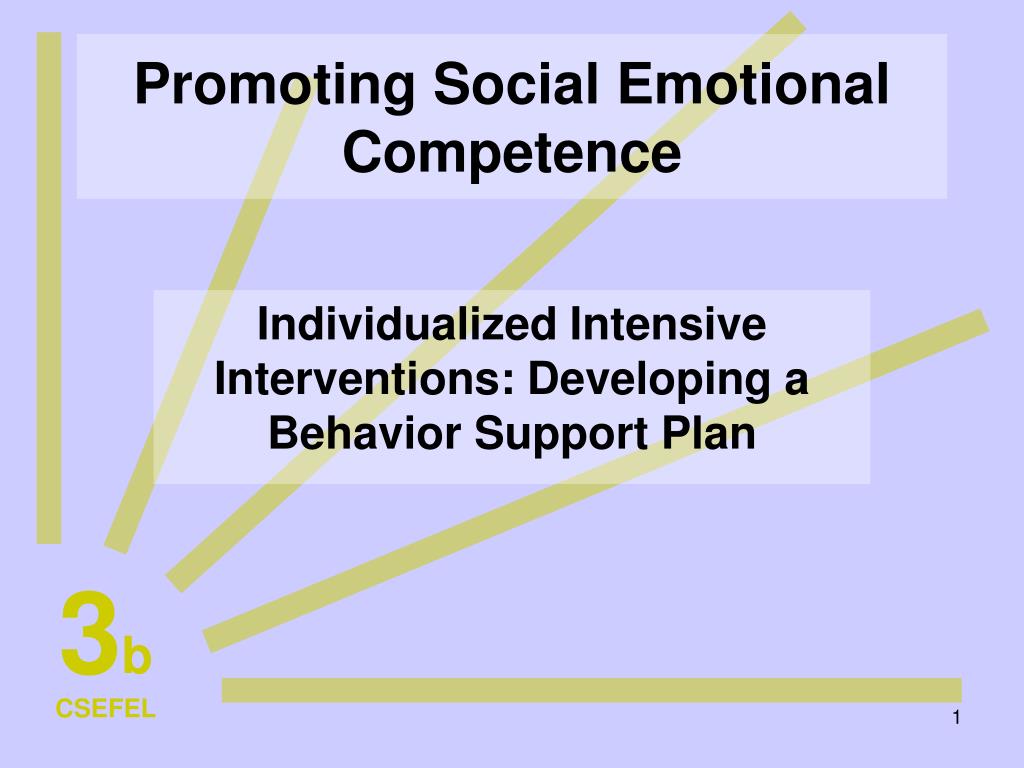 PPT - Promoting Social Emotional Competence PowerPoint Presentation ...