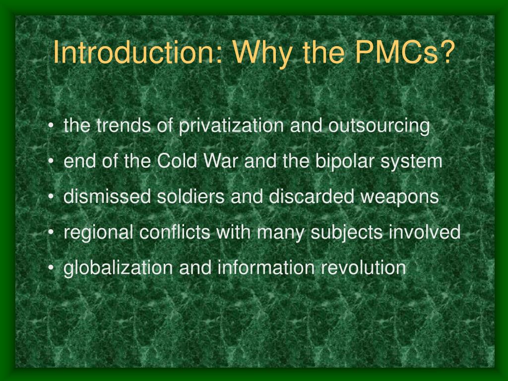 PPT - Private Military Corporations PowerPoint Presentation, free ...