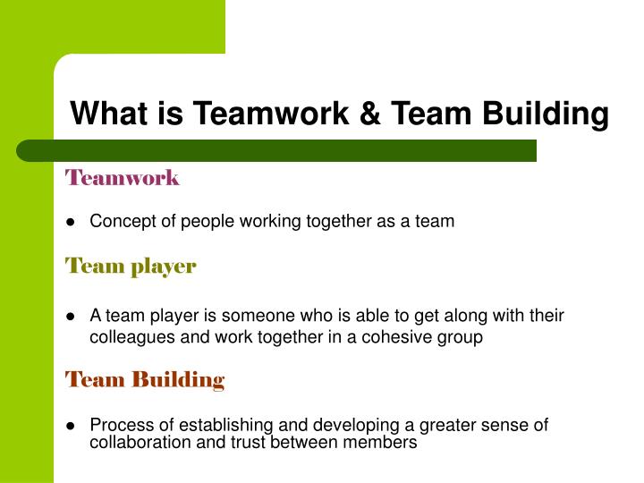 PPT - Team Building PowerPoint Presentation - ID:345648