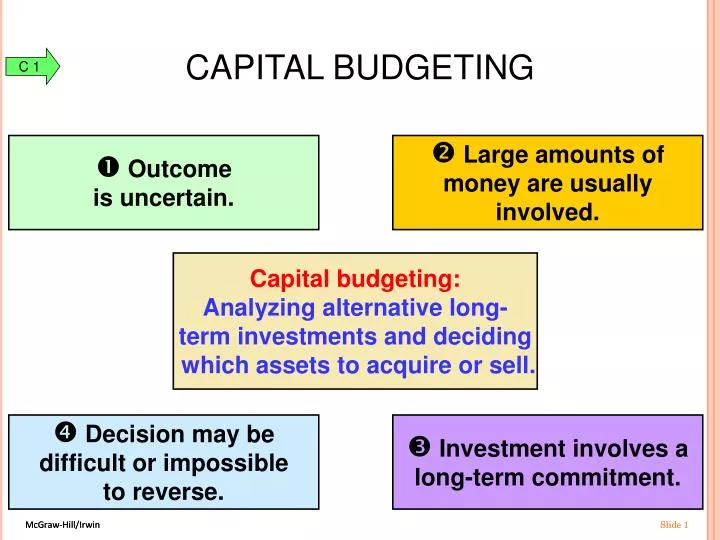 PPT - CAPITAL BUDGETING PowerPoint Presentation, free download - ID:345651