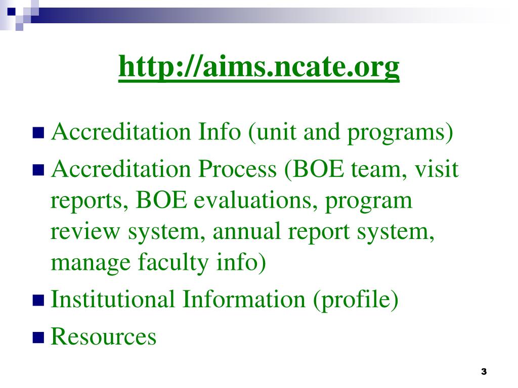 PPT - Preparing for the NCATE Visit: Practical Tips Dr. Marilyn ...