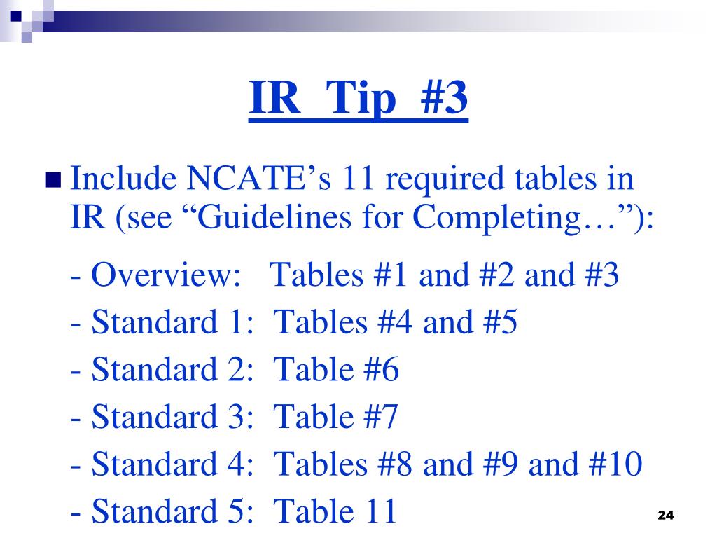 PPT - Preparing for the NCATE Visit: Practical Tips Dr. Marilyn ...