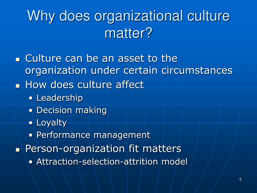 PPT - The Worldly Mindset: Organizational Culture PowerPoint ...