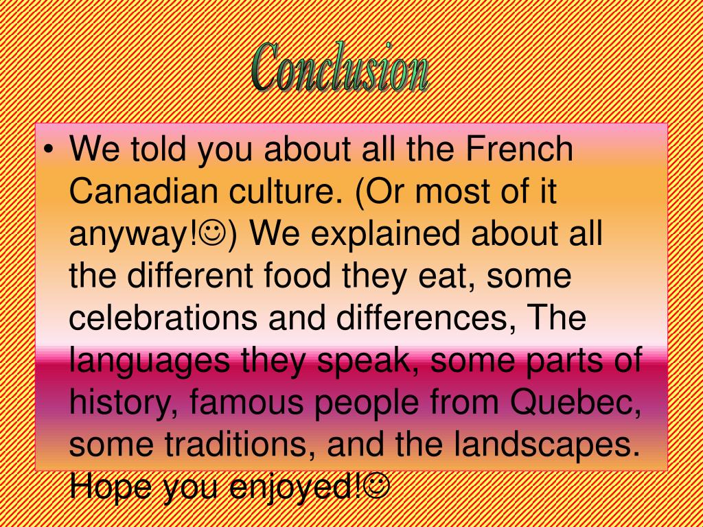 PPT - French Canadian Culture PowerPoint Presentation, free download ...