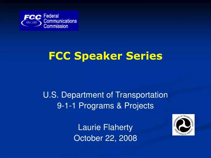 PPT - FCC Speaker Series PowerPoint Presentation, free download - ID:347047