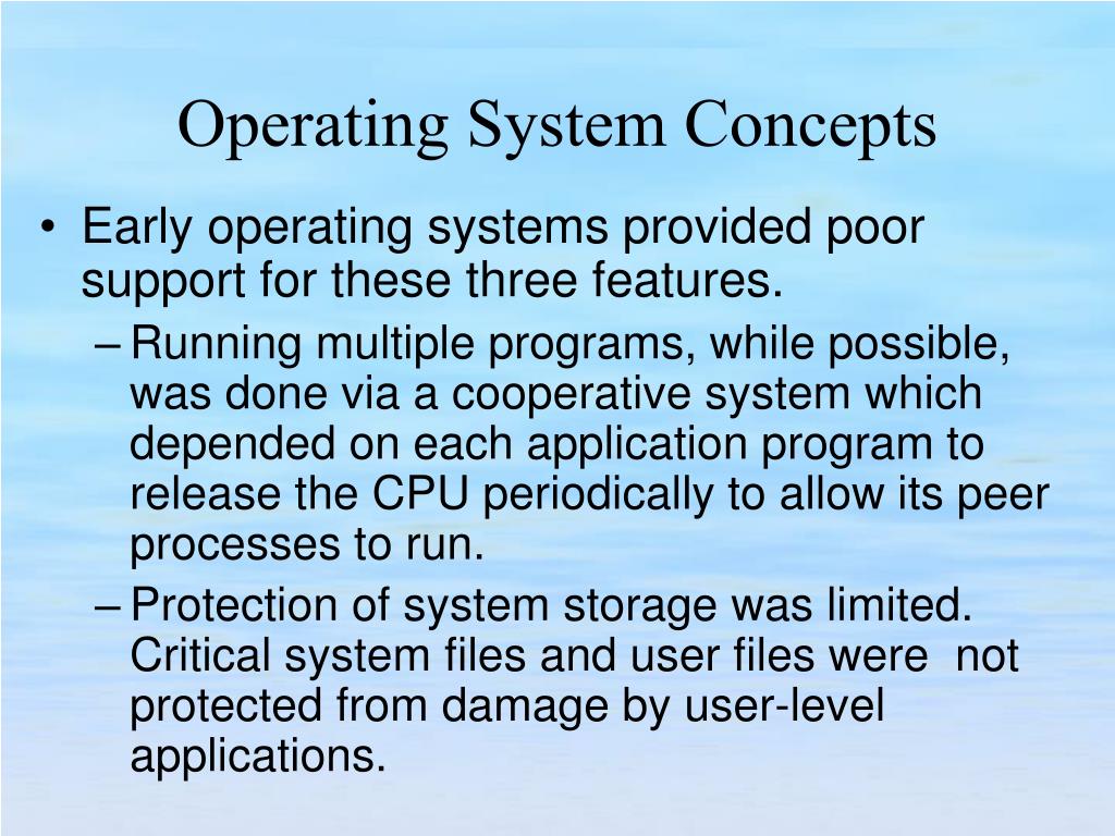PPT - Operating System Concepts, Terminology and History PowerPoint ... PPT - Operating System Concepts, Terminology and History PowerPoint ...