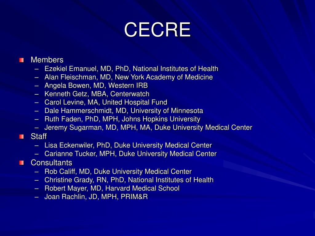 PPT - Initiatives in Research Ethics at Duke PowerPoint Presentation ...