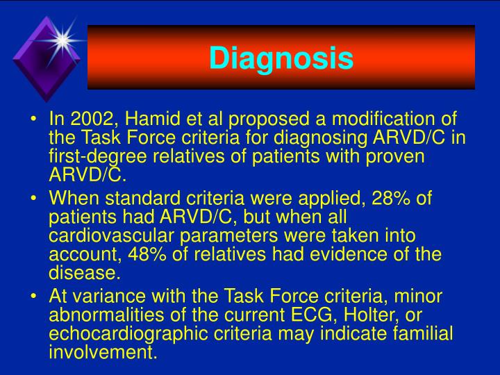PPT - Arrhythmogenic right ventricular dysplasia/cardiomyopathy ...